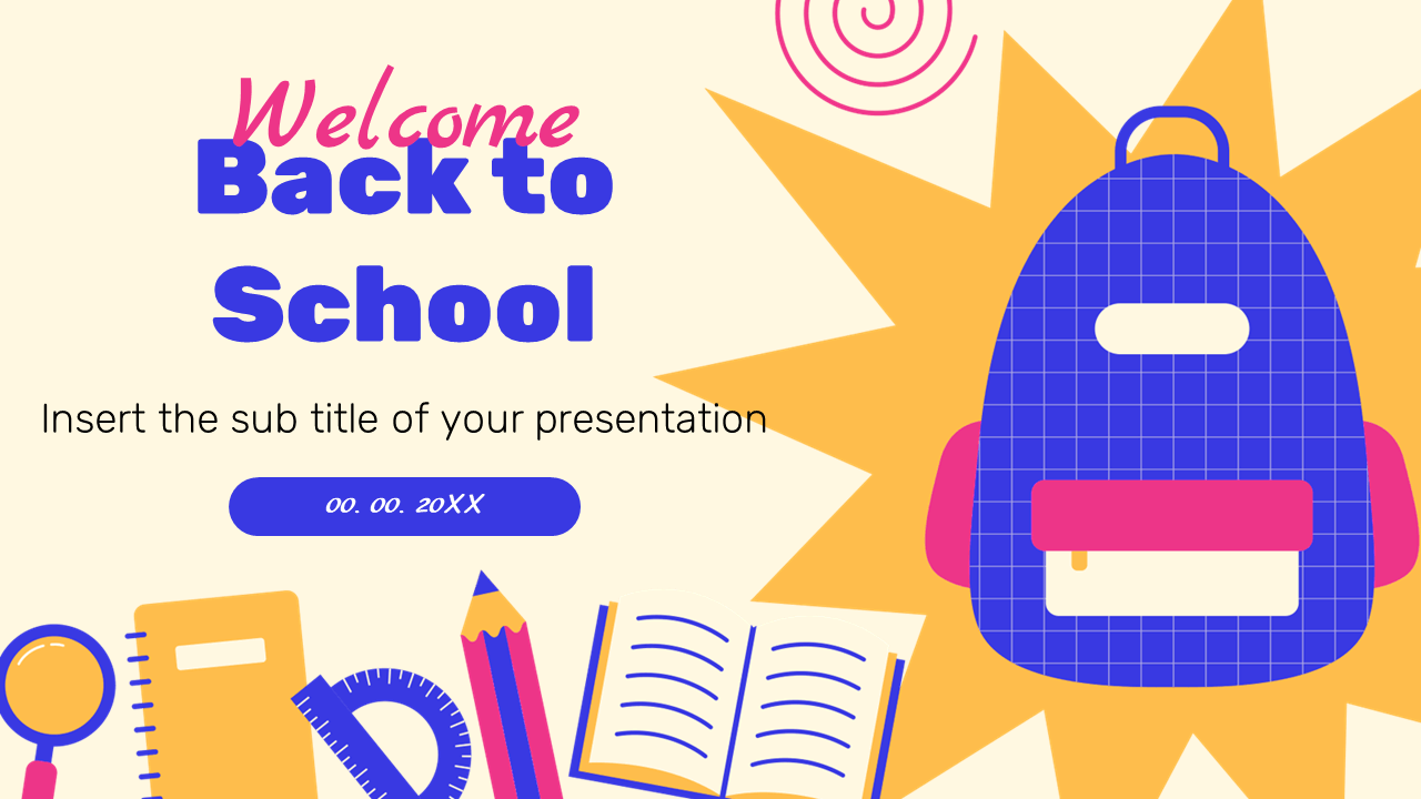 Welcome Back to School Google Slides PowerPoint Templates