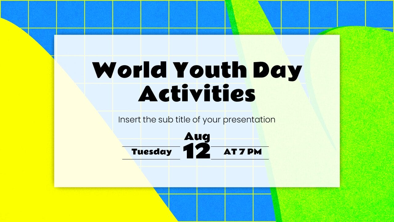 World Youth Day Activities Google Slides Themes PPT Templates