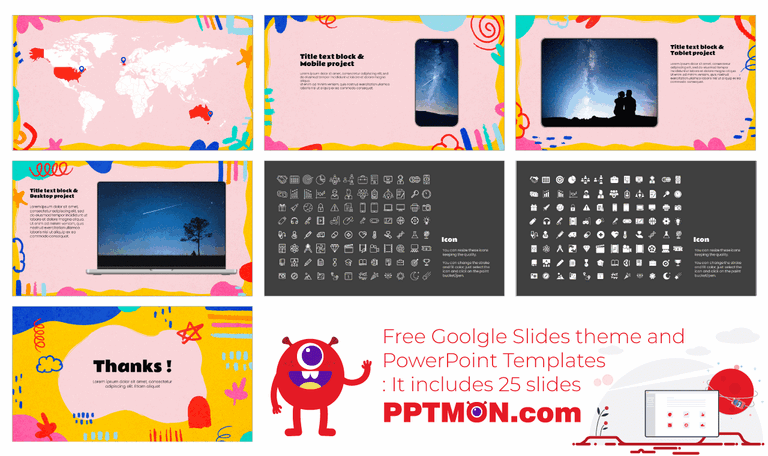 Child Growth and Development Free Google Slides PPT Templates