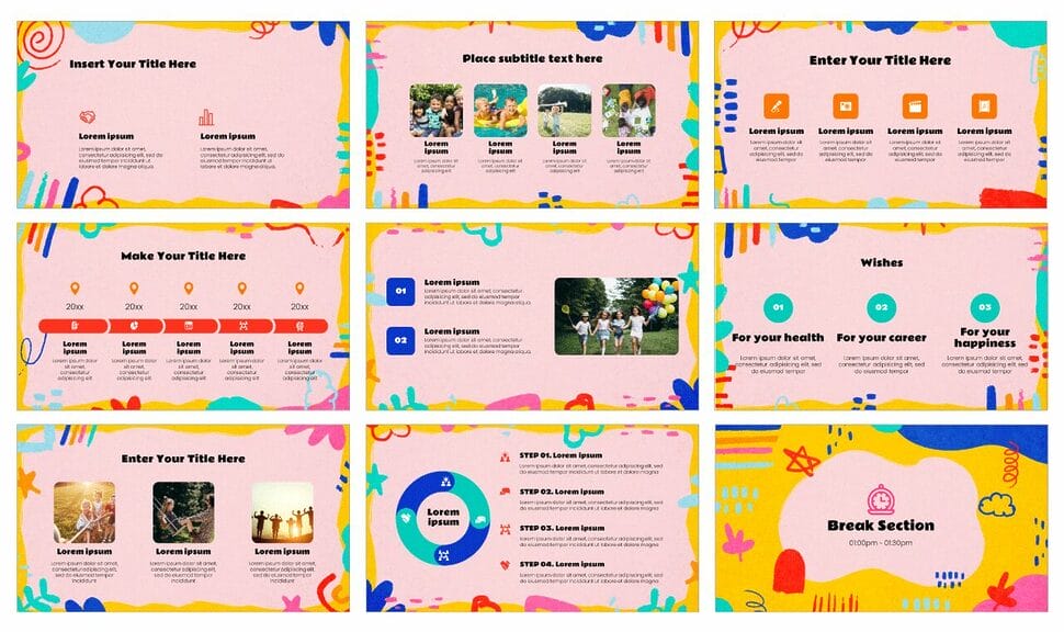 Child Growth and Development Free Google Slides PPT Templates