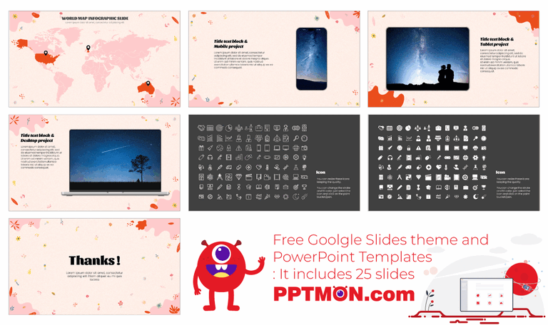 Flowery Background Google Slides Thmes PowerPoint Templates