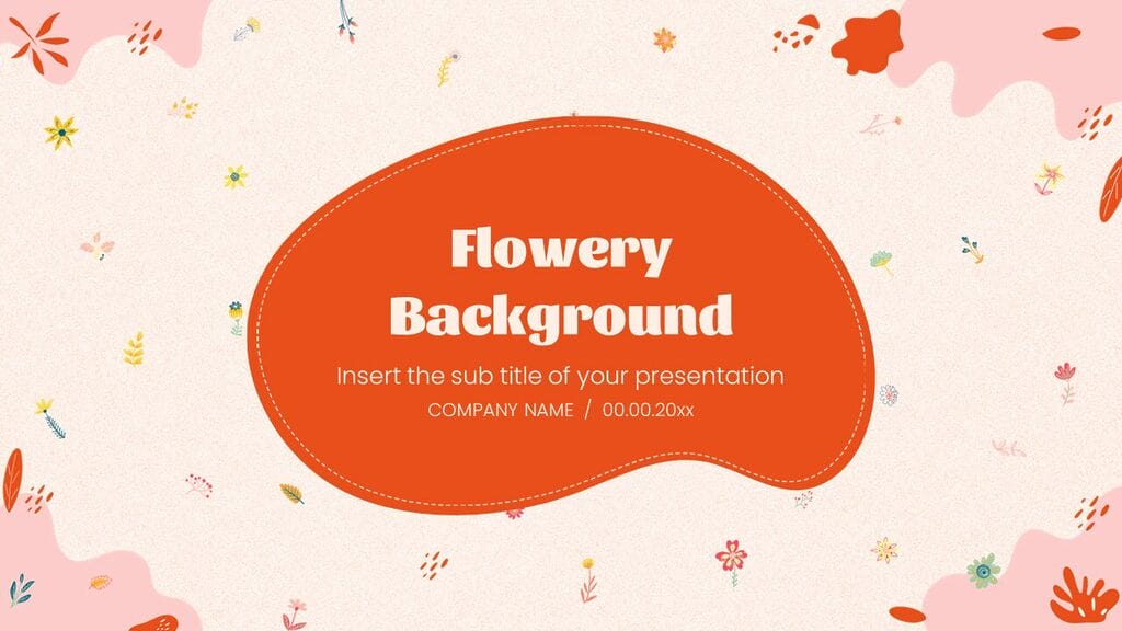 flower - Free Powerpoint templates and Google Slides themes