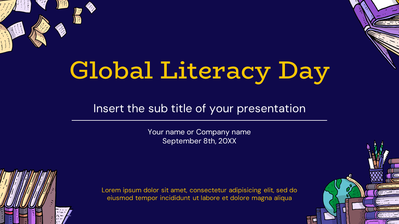 Education presentation - Free PowerPoint templates Google Slides theme