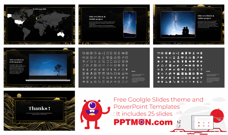 Japanese Style Background Google Slides PowerPoint Templates
