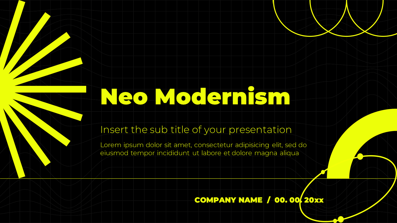 Neo Modernism Free Google Slides Themes PowerPoint Templates
