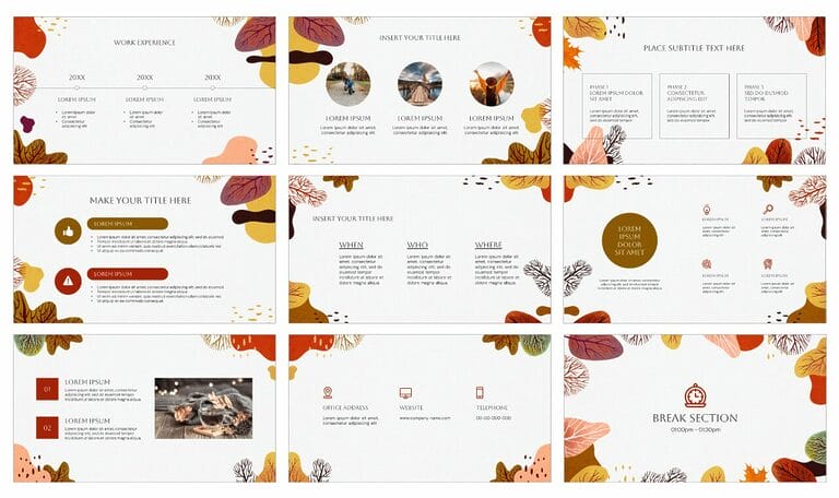 Fall is Coming Free Google Slides Themes PowerPoint Templates