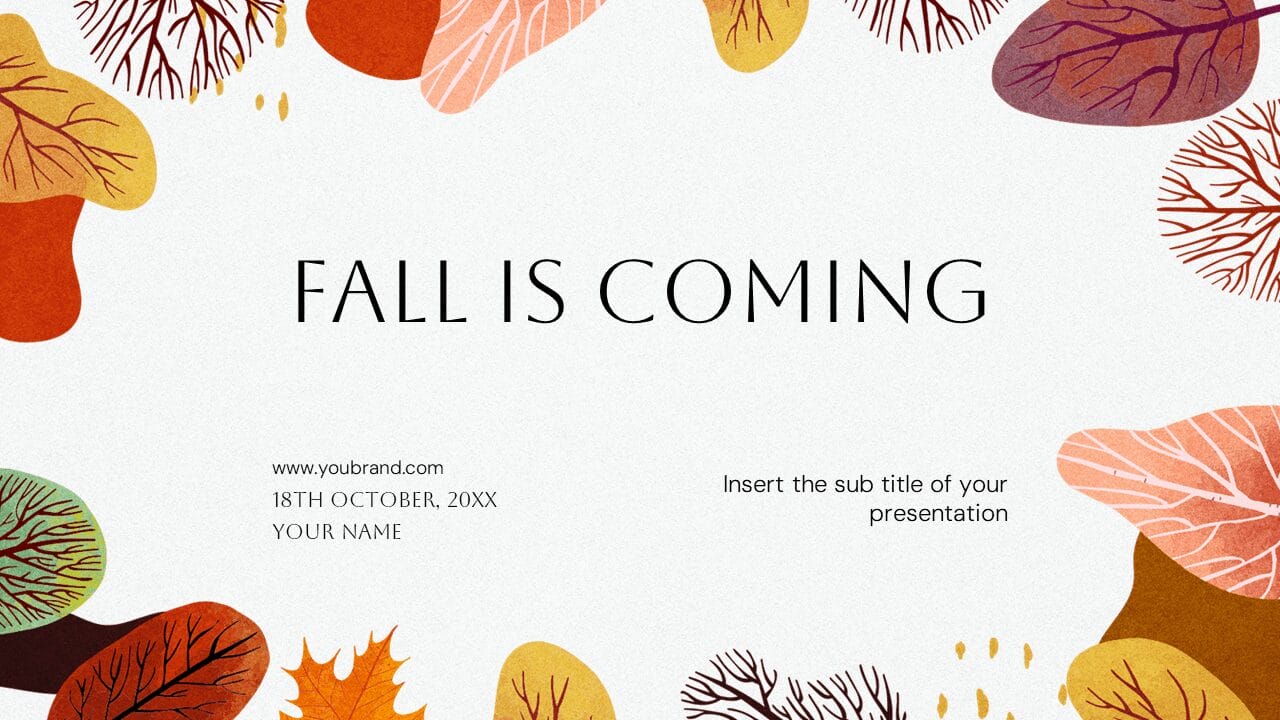 Fall is Coming Free Google Slides Themes PowerPoint Templates