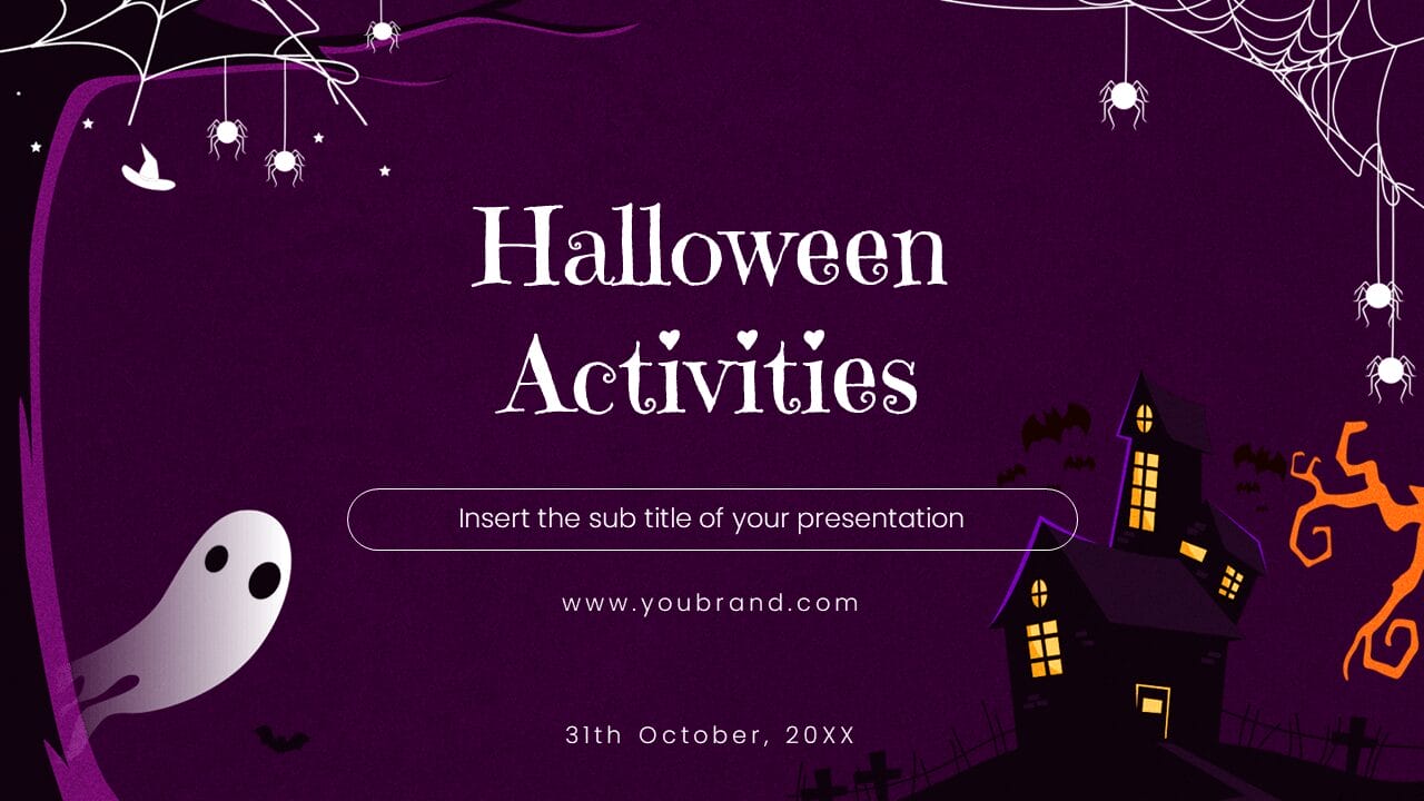 Halloween Activities Presentation Templates - Google Slides & PPT