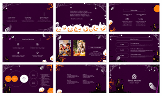 Halloween Activities Presentation Templates - Google Slides & PPT