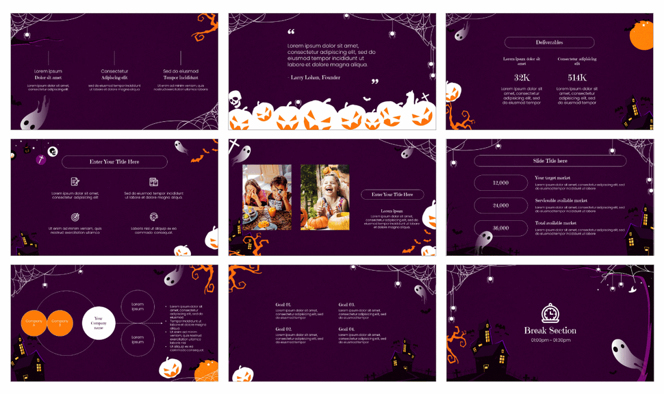 Halloween Activities Presentation Templates - Google Slides & PPT