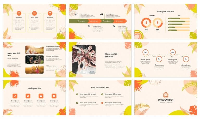 International Day of Non-Violence 2025 Google Slide PPT Template