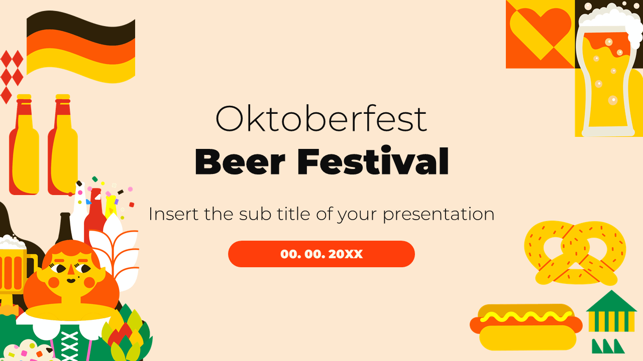 Oktoberfest Beer Festival Google Slides PowerPoint Templates