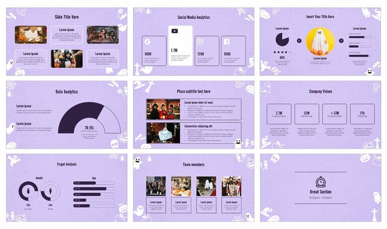 Spooky Night Free Presentation Template - Google Slides and PPT