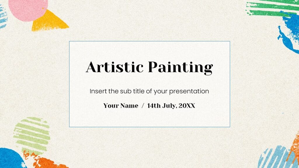 Creative presentation - Free PowerPoint template Google Slides theme