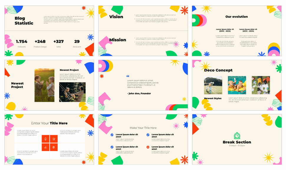 Let's Celebrate World Children’s Day Google Slides PPT Templates
