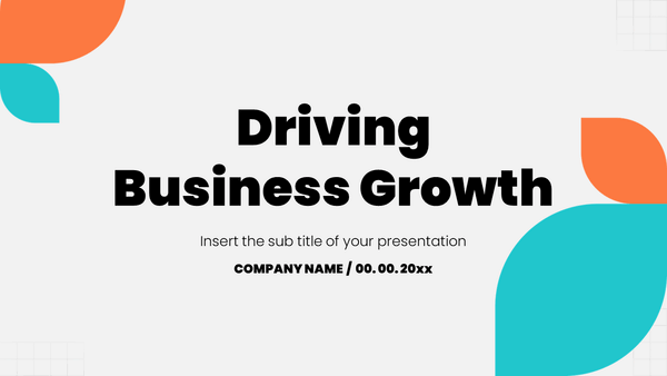 Driving Business Growth - Free Powerpoint templates and Google Slides ...