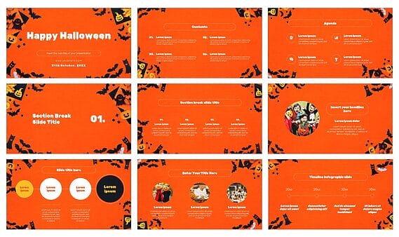 Happy Halloween Free Google Slides Theme PowerPoint Template