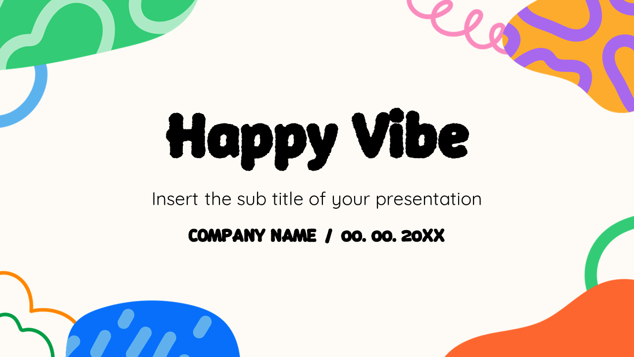 Happy Vibe Free Presentation Templates - Google Slides and PPT