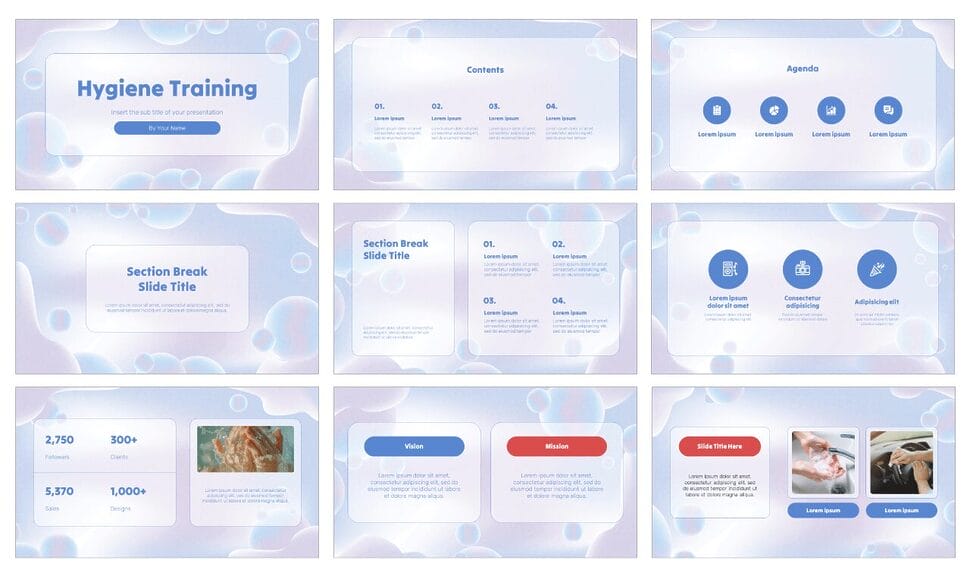Hygiene Training Free Google Slides Theme PowerPoint Templates
