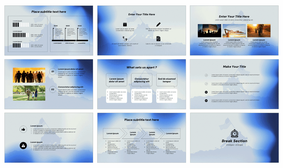 Honoring the Brave Google Slides Themes PowerPoint Templates