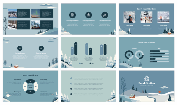 Hello Winter Free Google Slides Themes PowerPoint Templates