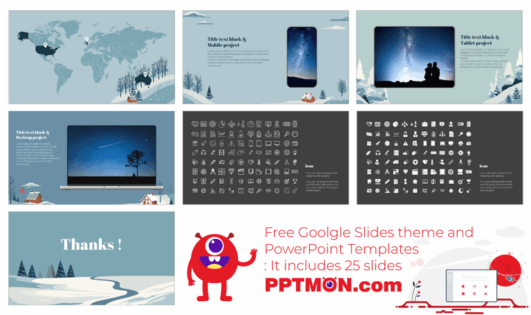 Hello Winter Free Google Slides Themes PowerPoint Templates