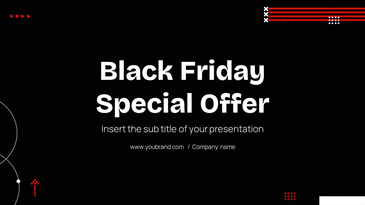 Black Friday Special Offer Google Slides PowerPoint Templates