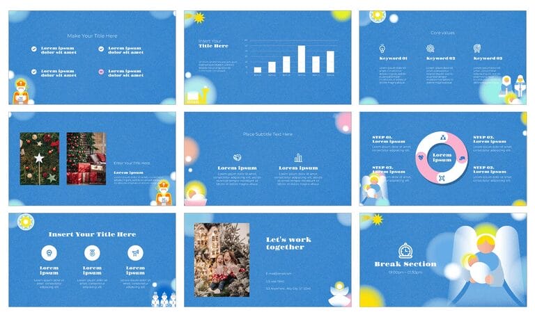 Holy Christmas Free Google Slides Themes PowerPoint Templates