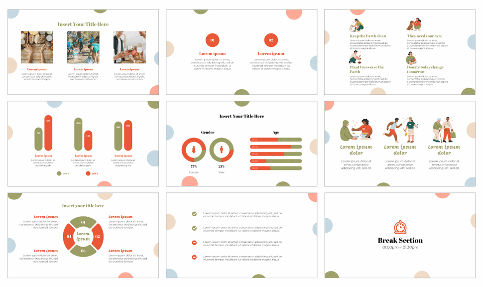 Volunteer Campaigns Google Slides Themes PowerPoint Template