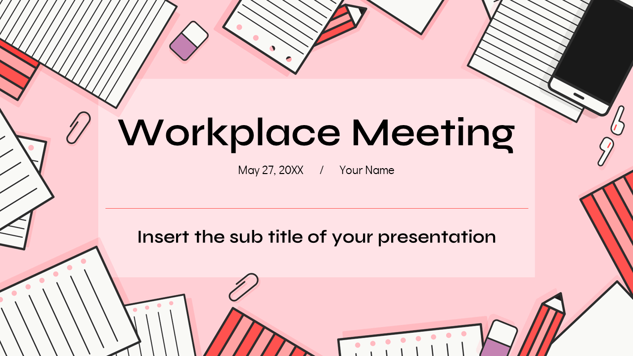 Workplace Meeting Google Slides Themes PowerPoint Templates
