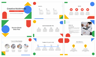 Creative Multimedia Presentation Templates - Google Slides & PPT