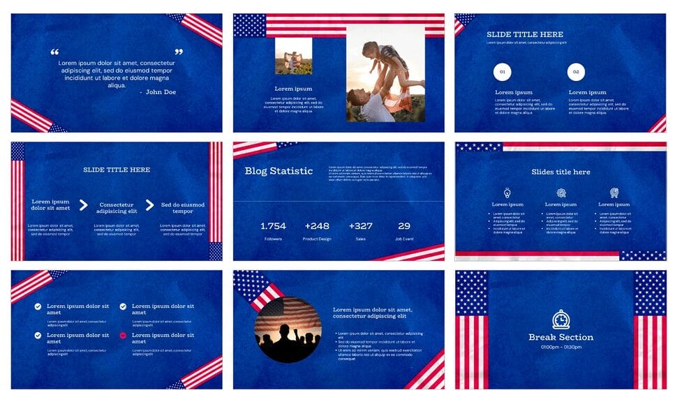 Great America Free Presentation Templates - Google Slides & PPT