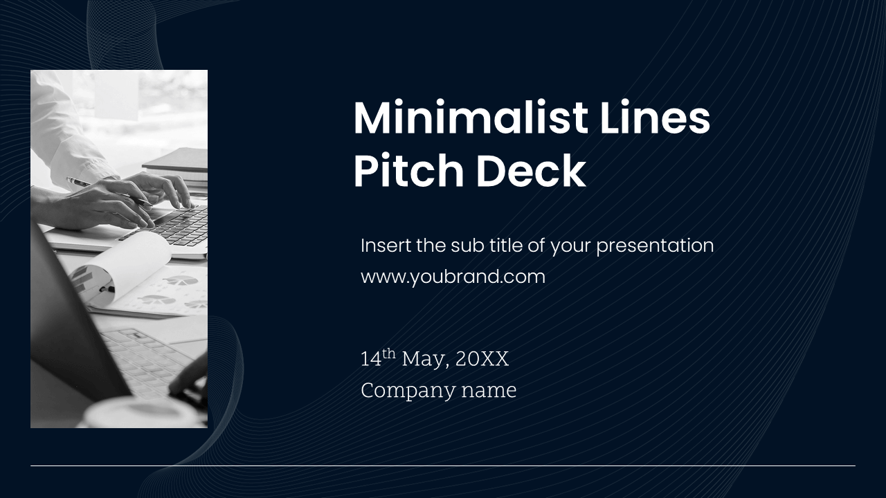 Minimalist Lines Pitch Deck Google Slides PowerPoint Templates