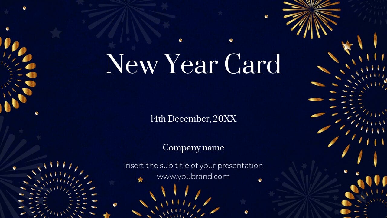 New Year Card Free Google Slides Themes PowerPoint Templates