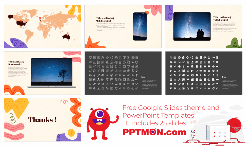 Simple Flat Vintage Google Slides Themes PowerPoint Templates
