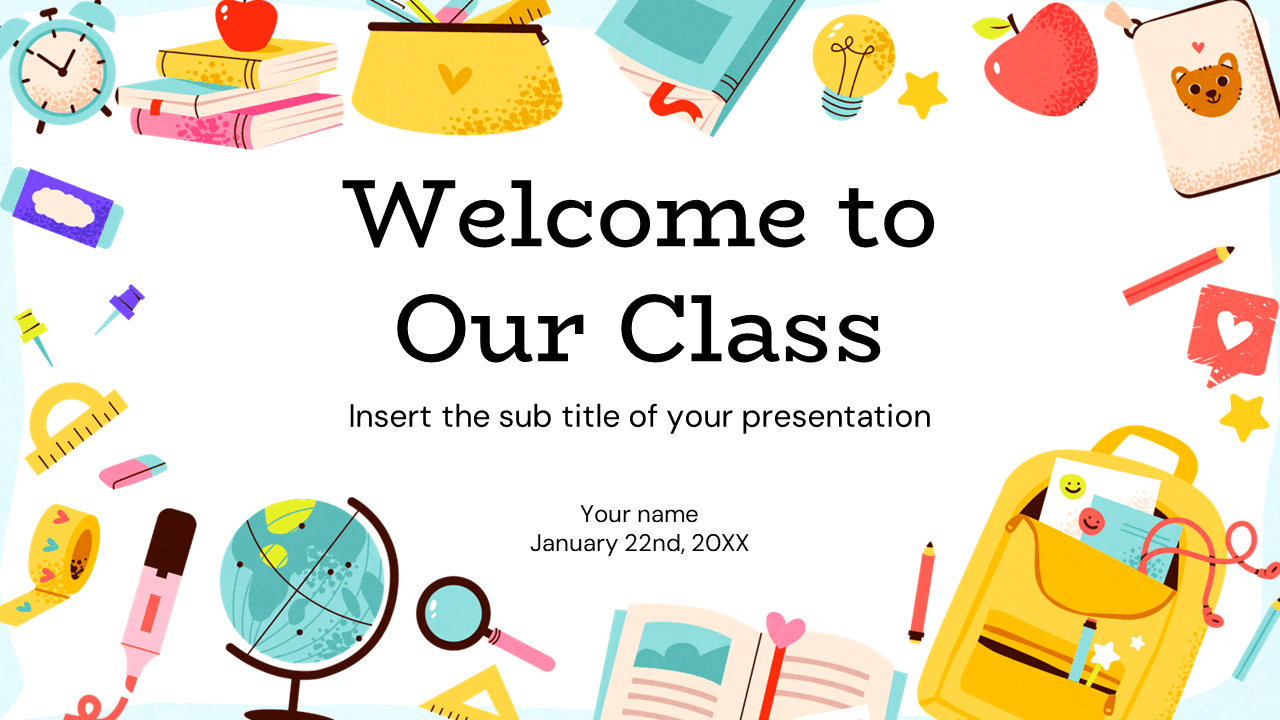 Education presentation - Free PowerPoint templates Google Slides theme