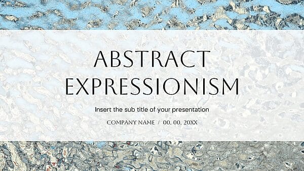 Expressionism - Free Powerpoint templates and Google Slides themes