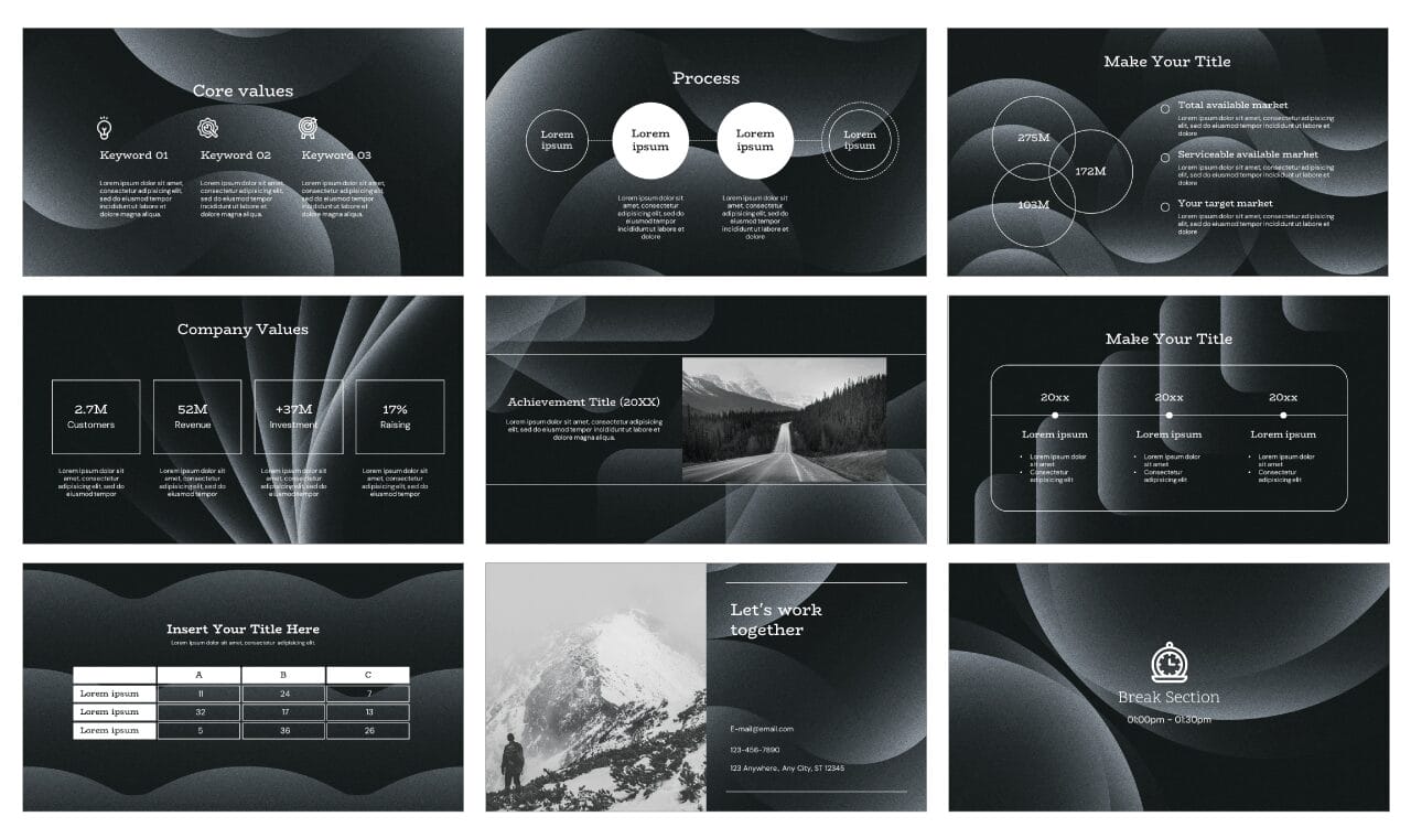 Bold and Unafraid Google Slide Themes PowerPoint Templates
