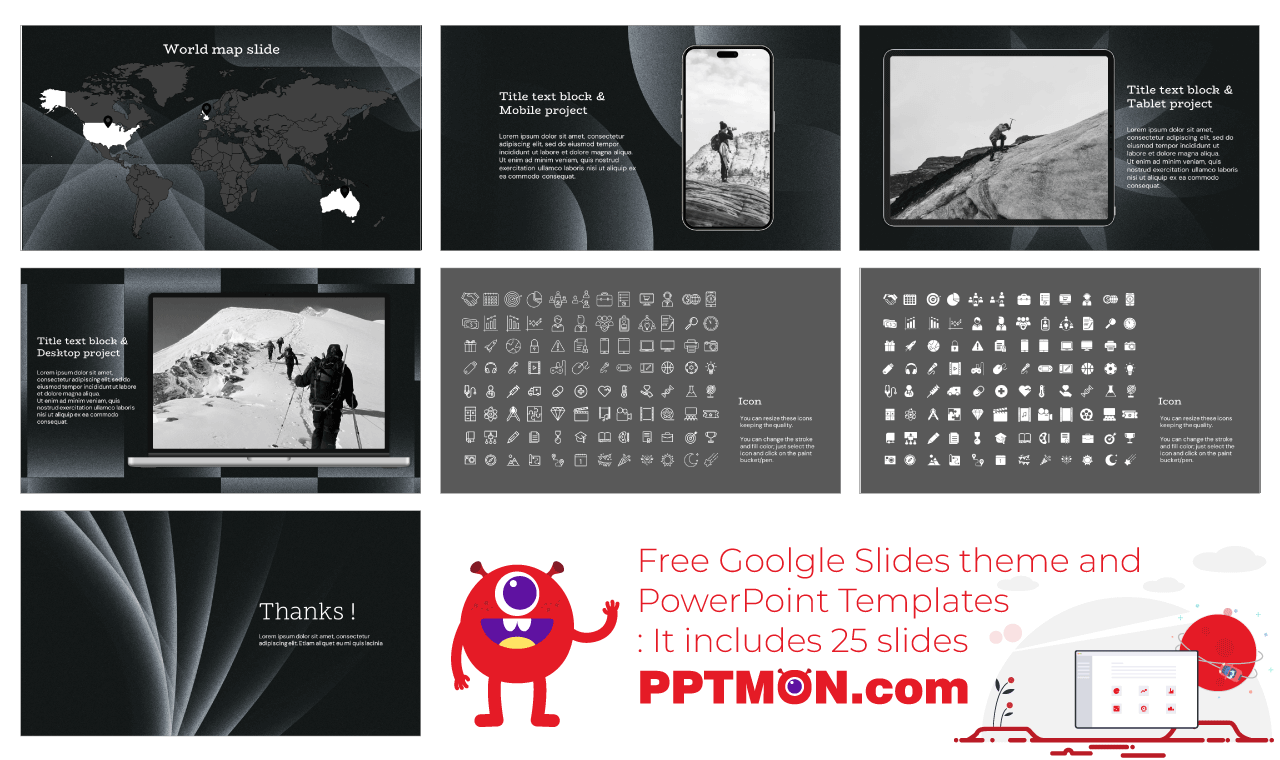 Bold and Unafraid Google Slide Themes PowerPoint Templates