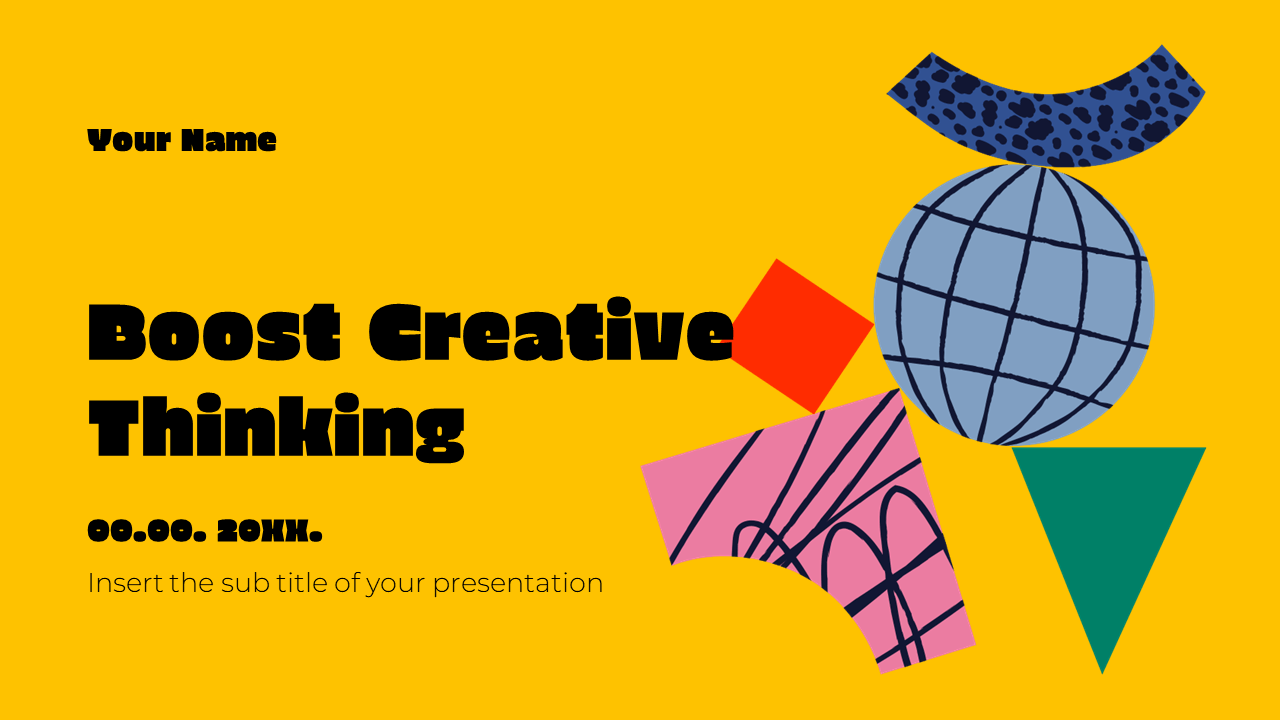 Creative presentation - Free PowerPoint template Google Slides theme