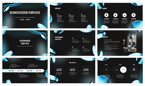 Business Design Templates - Google Slides PowerPoint Themes