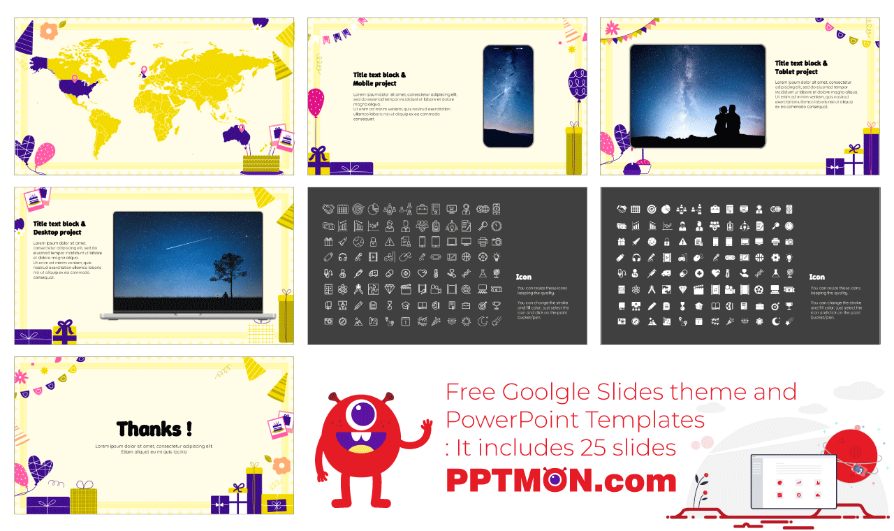 Happy Celebration Presentation Templates - Google Slides & PPT