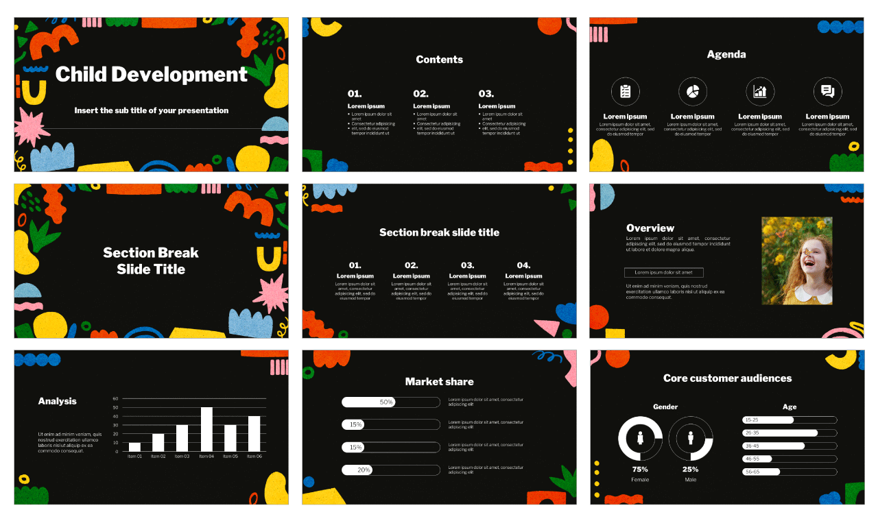 Child Development Free Presentation Template Google Slides PPT