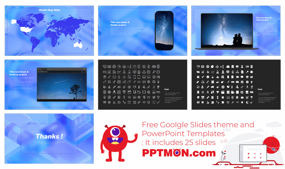 Data Visualization Presentation Template Google Slide PowerPoint
