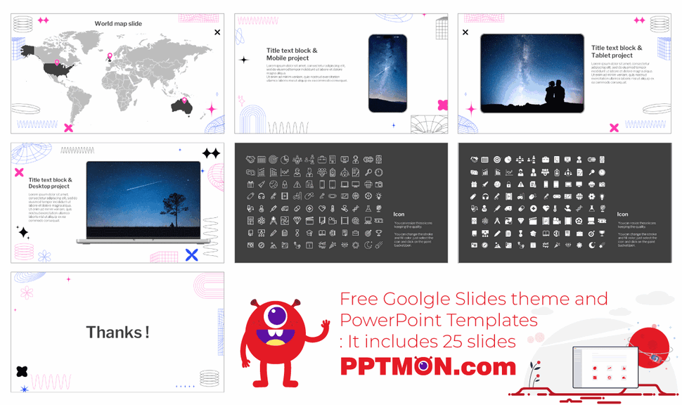 Geometric Graphic Presentation Template - Google Slides and PPT