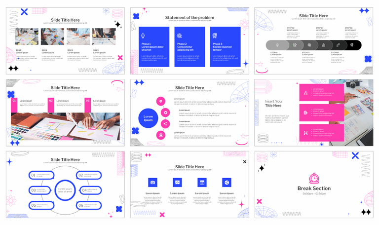 Geometric Graphic Presentation Template - Google Slides and PPT