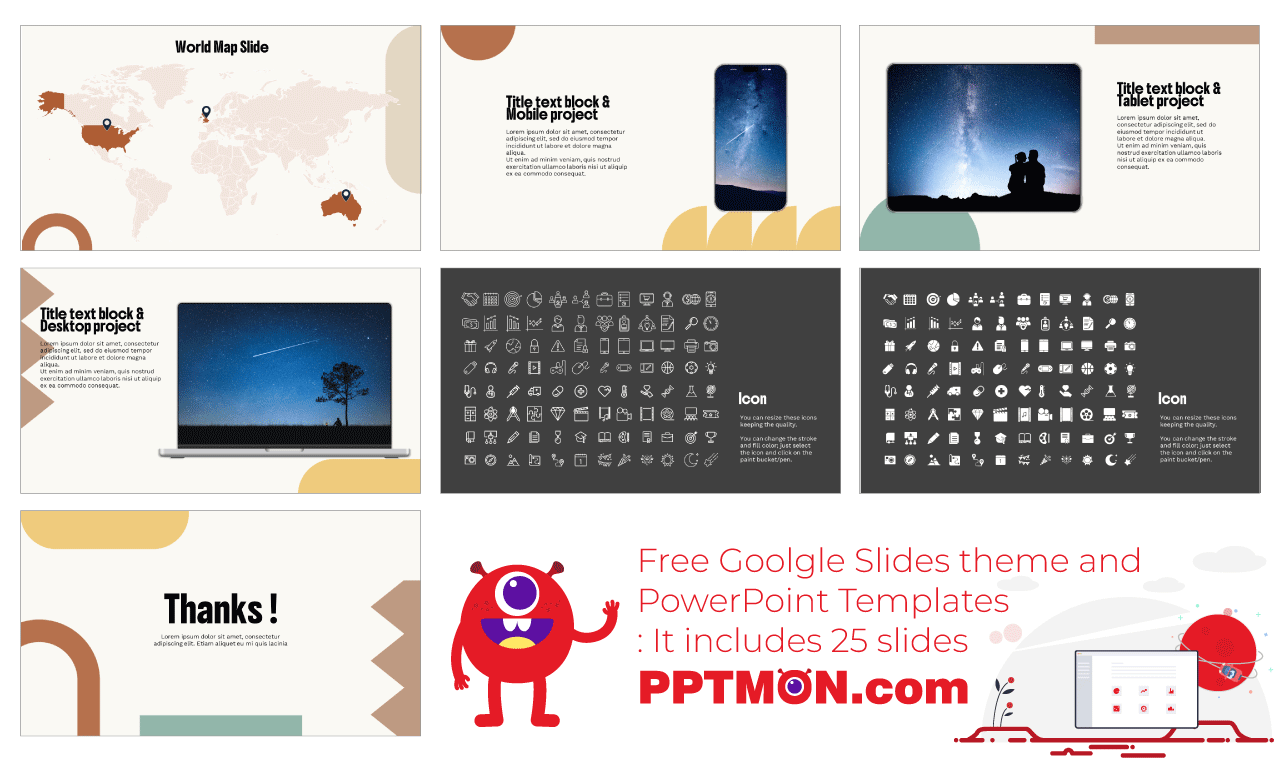 Geometric Case Report Free Google Slides PowerPoint Templates