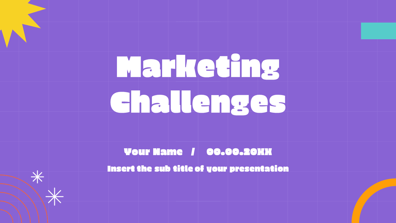 Marketing Challenges Presentation Templates - Google Slides PPT