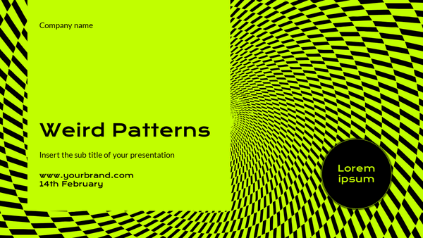 Weird - Free Powerpoint templates and Google Slides themes