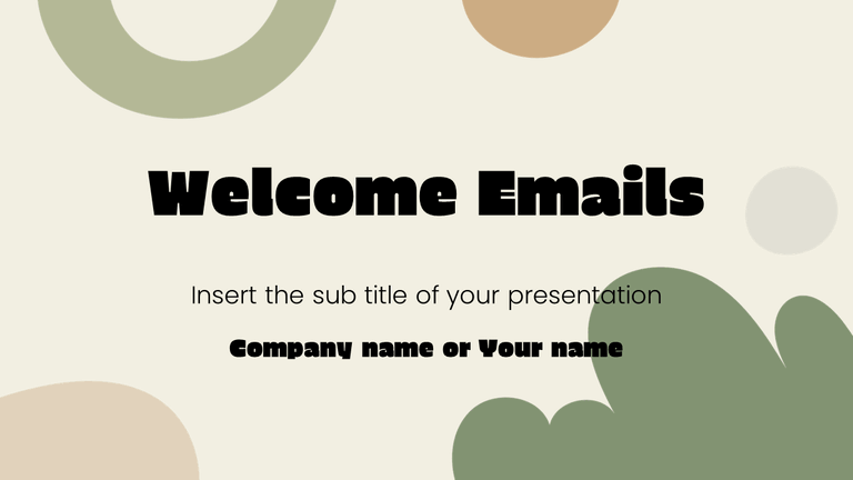 Welcome Email - Free Powerpoint templates and Google Slides themes